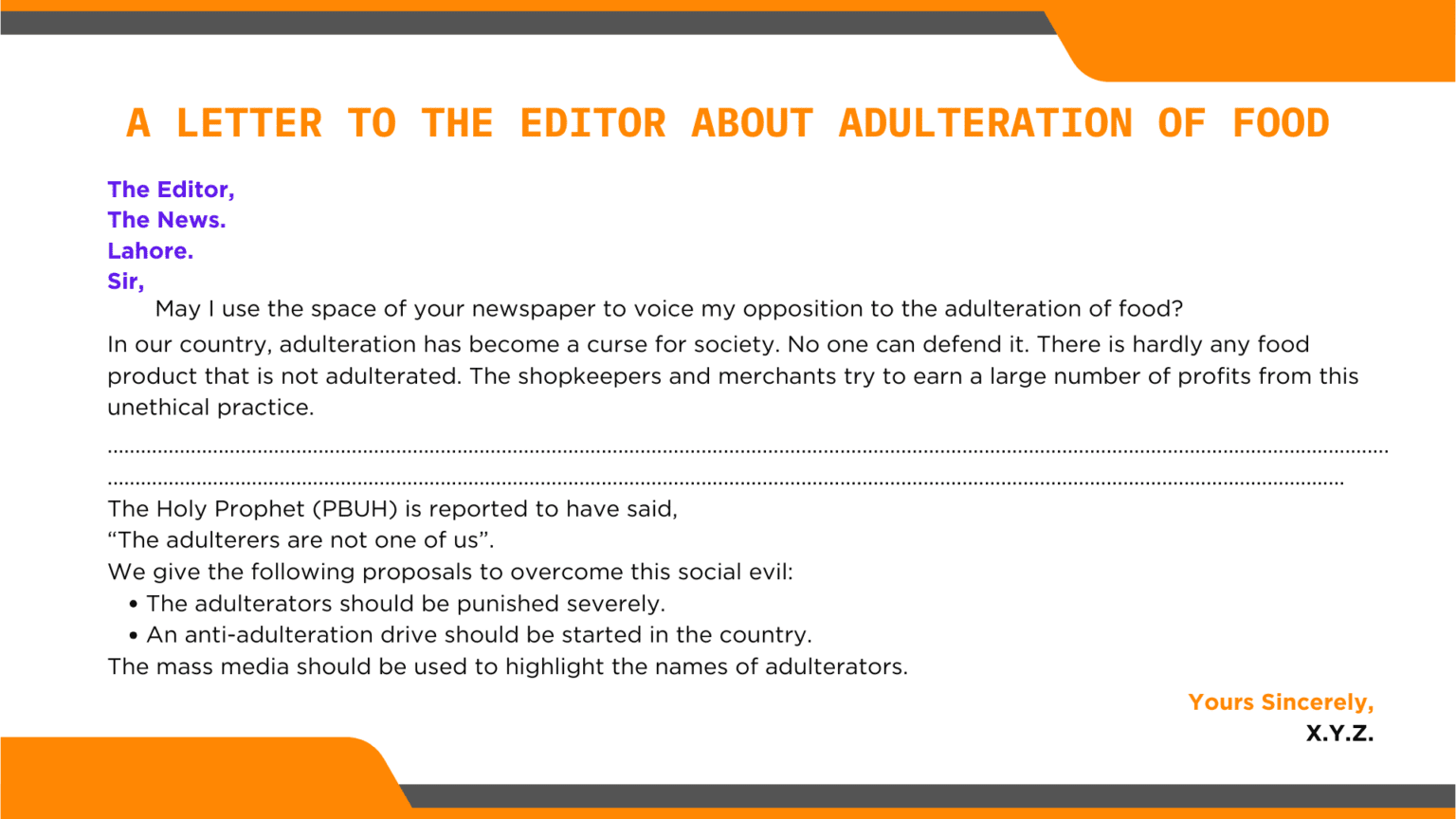 Resignation Letter Examples and Format • Englishilm