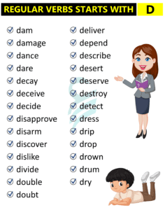 A To Z Regular Verbs With 500+ Examples In English • Englishilm