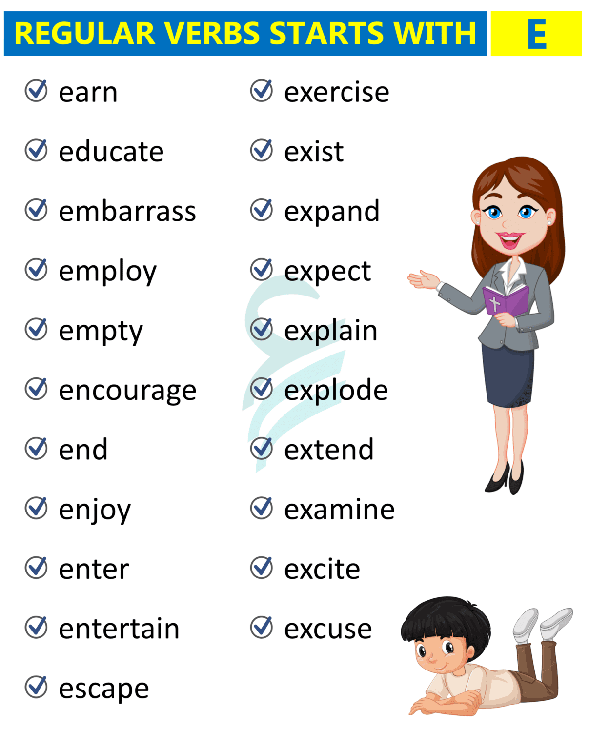 A To Z Regular Verbs With 500+ Examples In English • Englishilm
