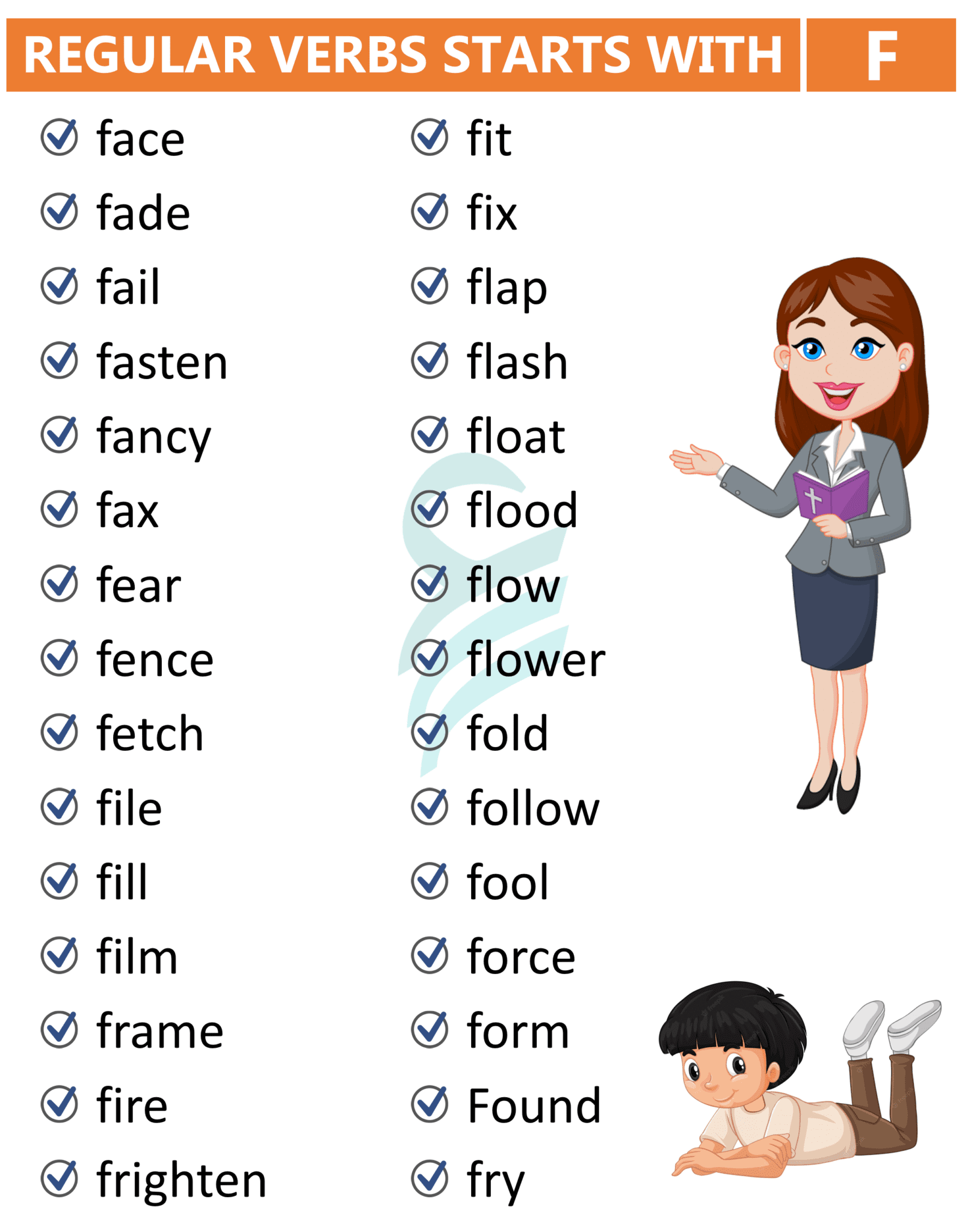 A To Z Regular Verbs With 500+ Examples In English • Englishilm
