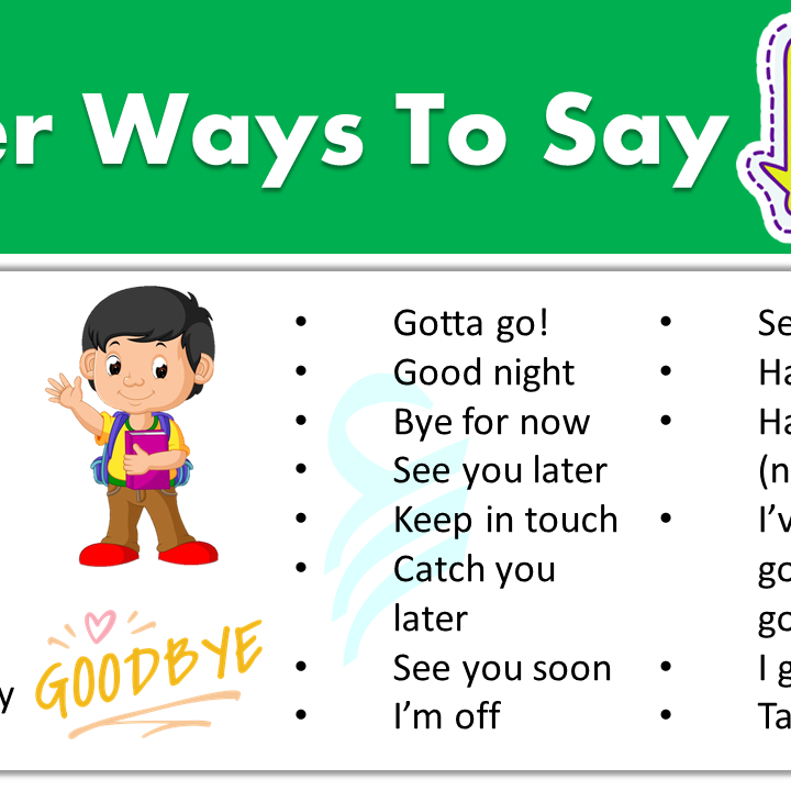 Love Has Different Ways To Say Goodbye