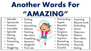 Other Words To Use Instead Of Amazing | Amazing Synonyms
