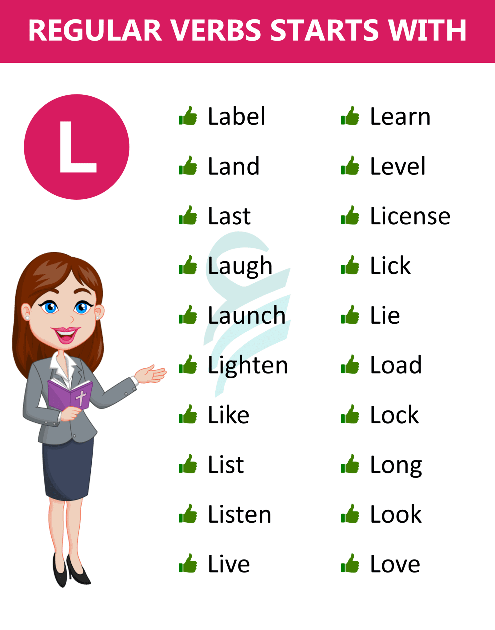 A To Z Regular Verbs With 500+ Examples In English • Englishilm