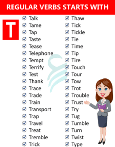 A To Z Regular Verbs With 500+ Examples In English • Englishilm
