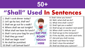 Modal Verbs Shall Example Sentences Englishilm