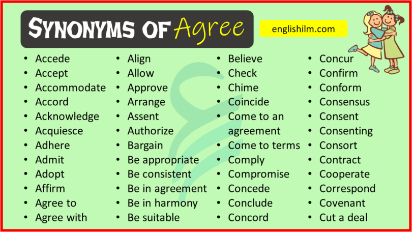 100 Easy Synonym Words for Kids • Englishilm