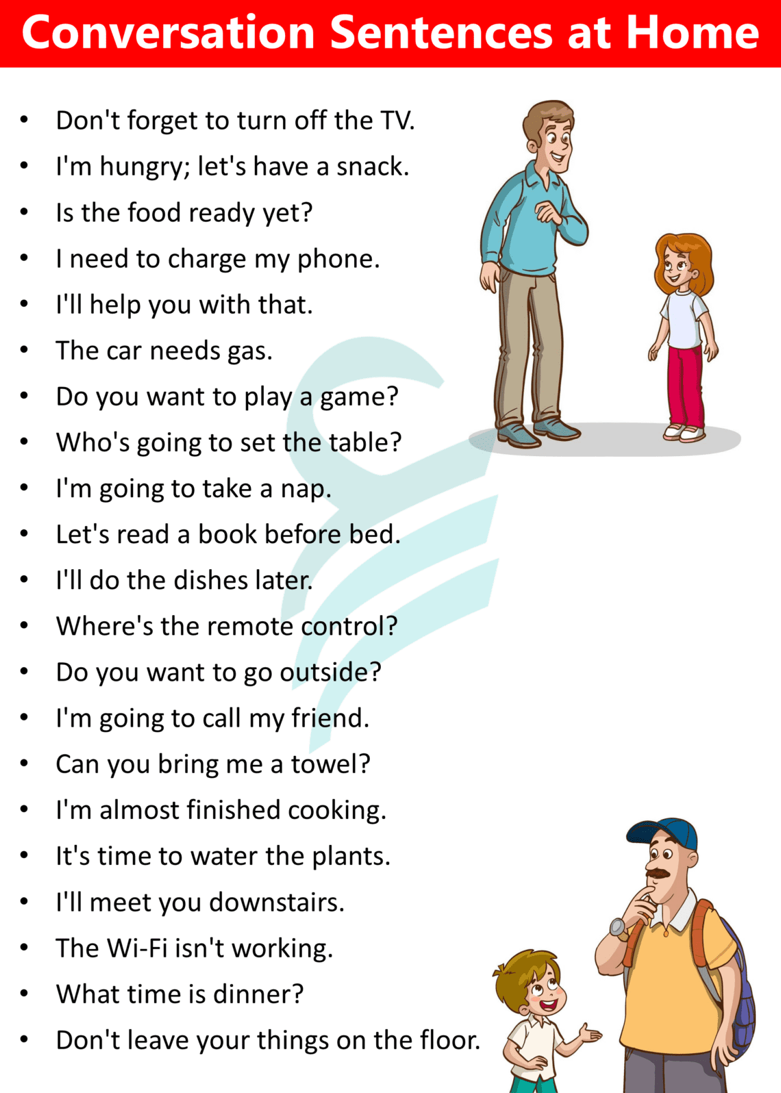 Daily Used English Sentences at Home | Talk English at Home