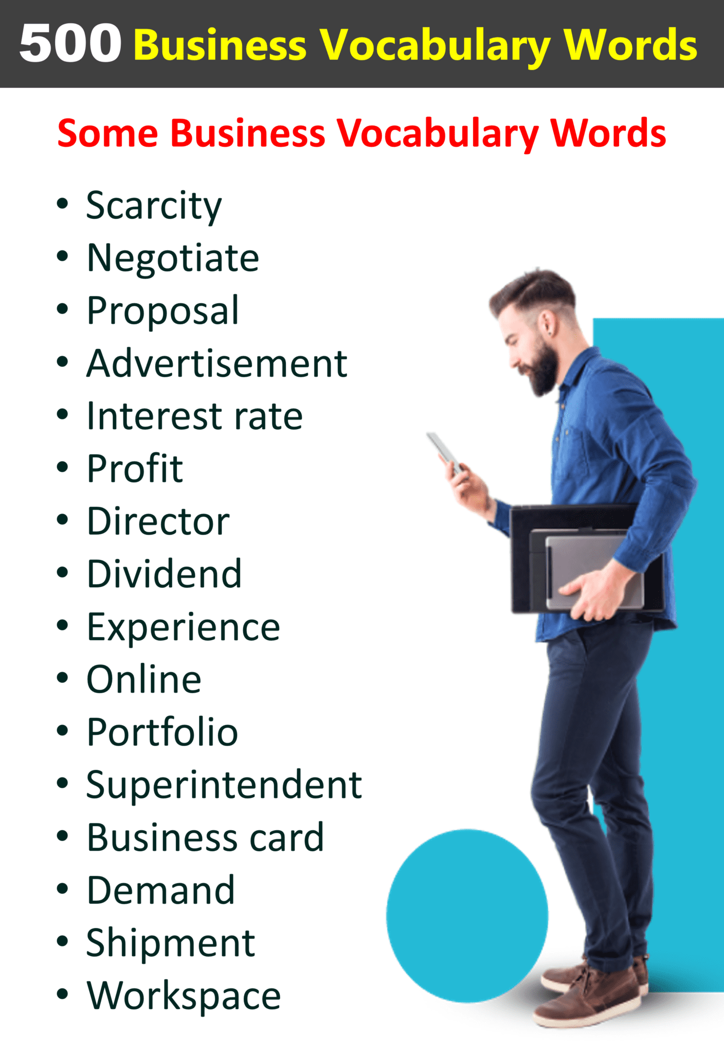 500+ Business Vocabulary Words In English | Business Vocabulary