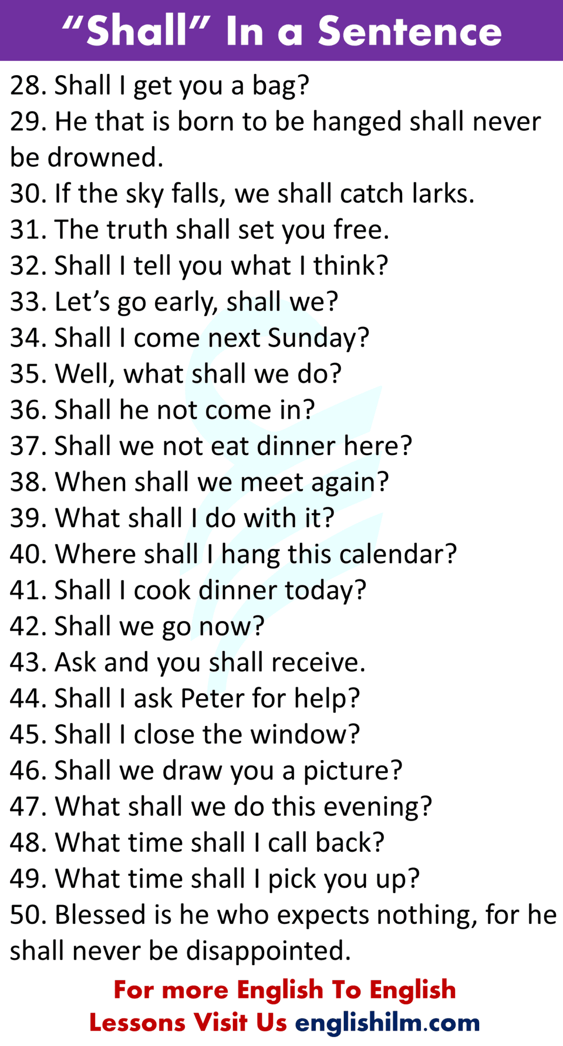 Modal Verbs: Use of Modal Verbs Will & Shall in English