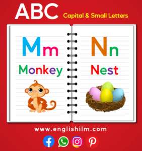 A To Z Alphabet | ABC Capital and Small Letters For Children