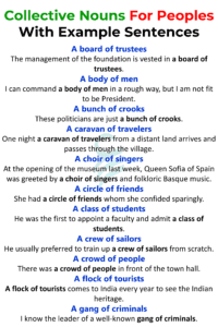Collective Nouns For People In English | Collective Nouns
