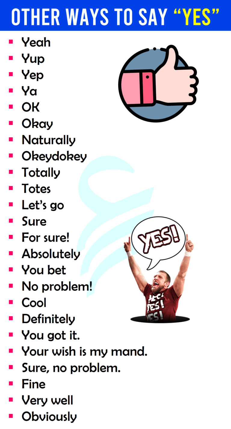Other Ways to Say Yes in English | 90+ Creative Ways to say Yes