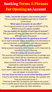 Talk English At the Bank | Banking Terms and Phrases in English