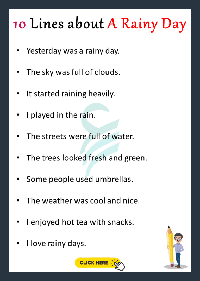 10 Lines Essay about 20 Topics in English • Englishilm