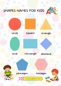 100 Shapes Names in English with Pictures • Englishilm
