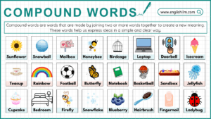 Examples of Compound Words in English • Englishilm