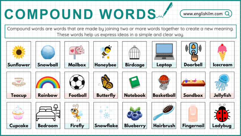 Examples of Compound Words in English • Englishilm