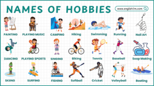 Types of Hobbies: Phrases and Idioms Related to Hobbies • Englishilm