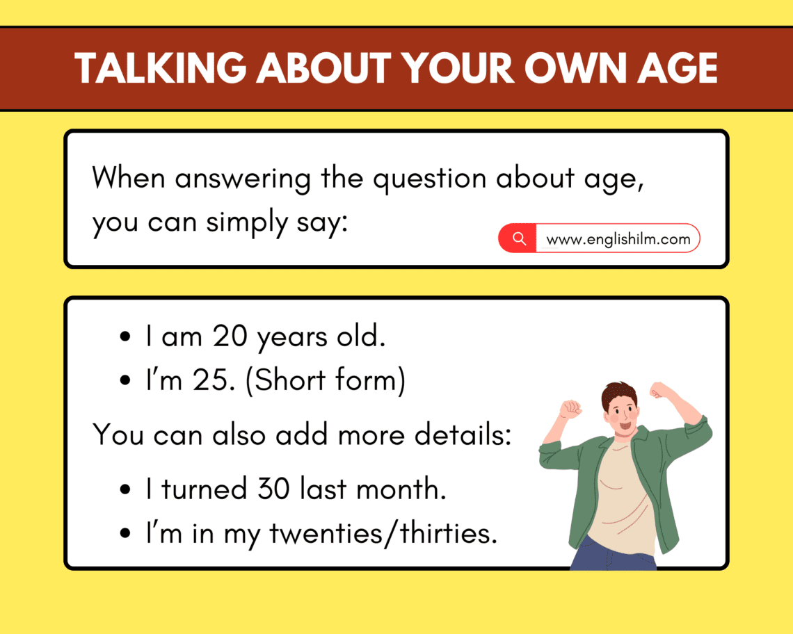 How to Ask and Talk About Age in English • Englishilm