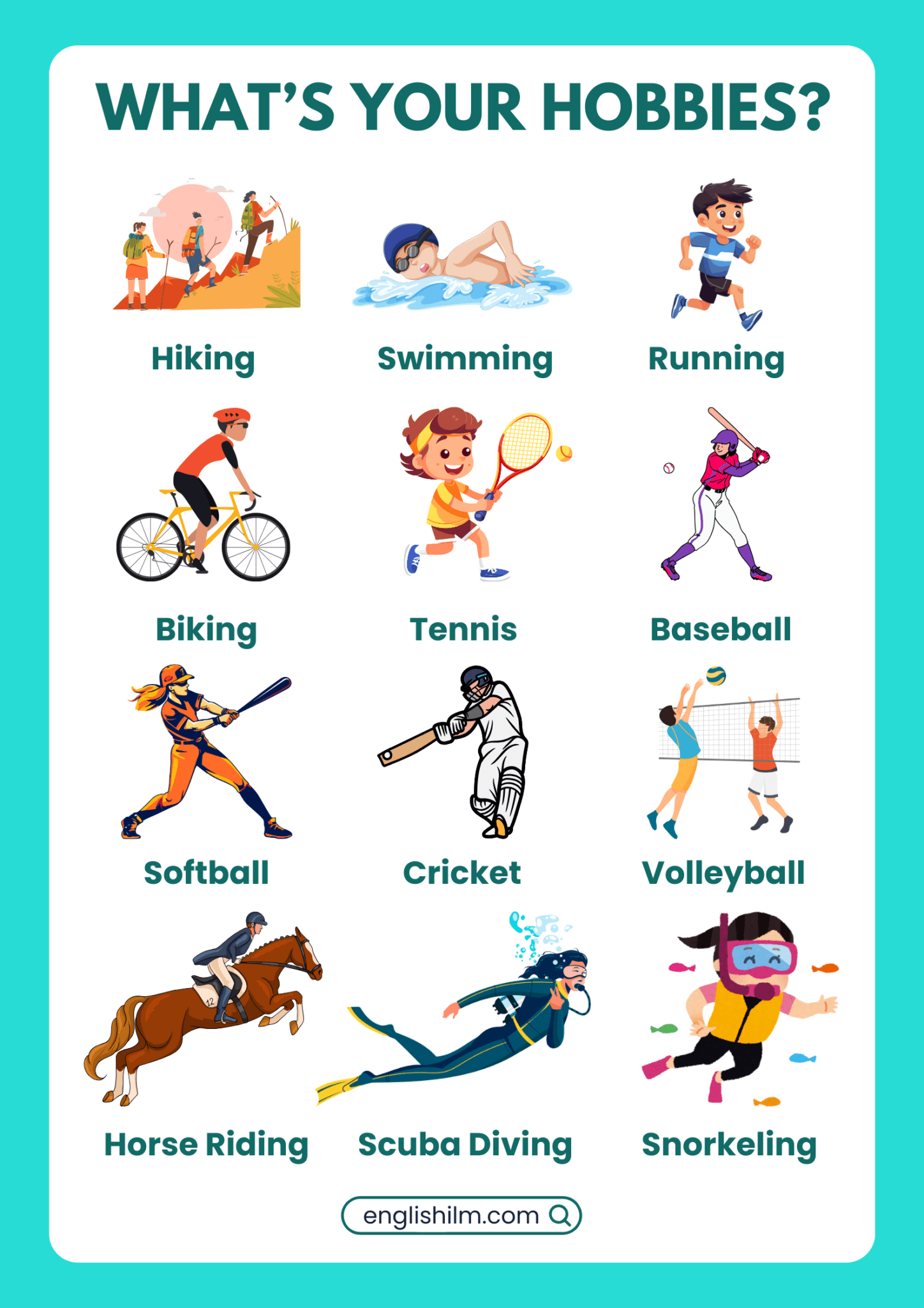 Types of Hobbies: Phrases and Idioms Related to Hobbies • Englishilm