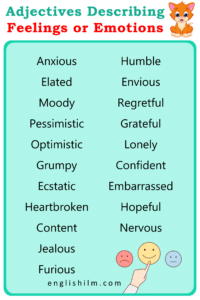 100 Advanced Adjectives Used in the English Language • Englishilm