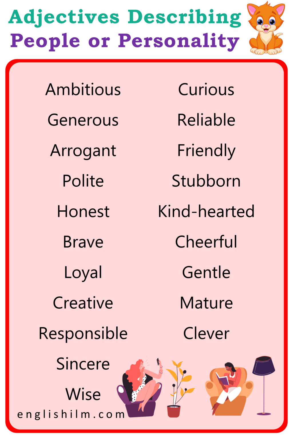100 Advanced Adjectives Used in the English Language • Englishilm