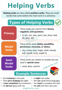 Helping Verbs Explained with Examples and Chart • Englishilm