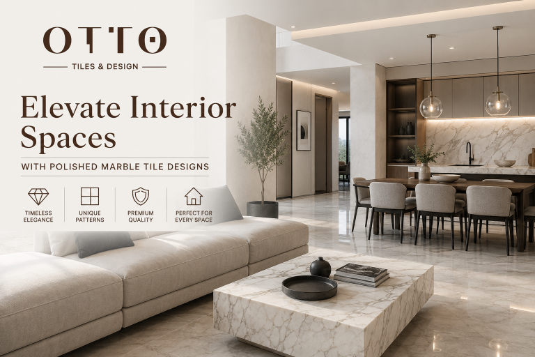 Elevate Interior Spaces with Polished Marble Tile Designs • Englishilm